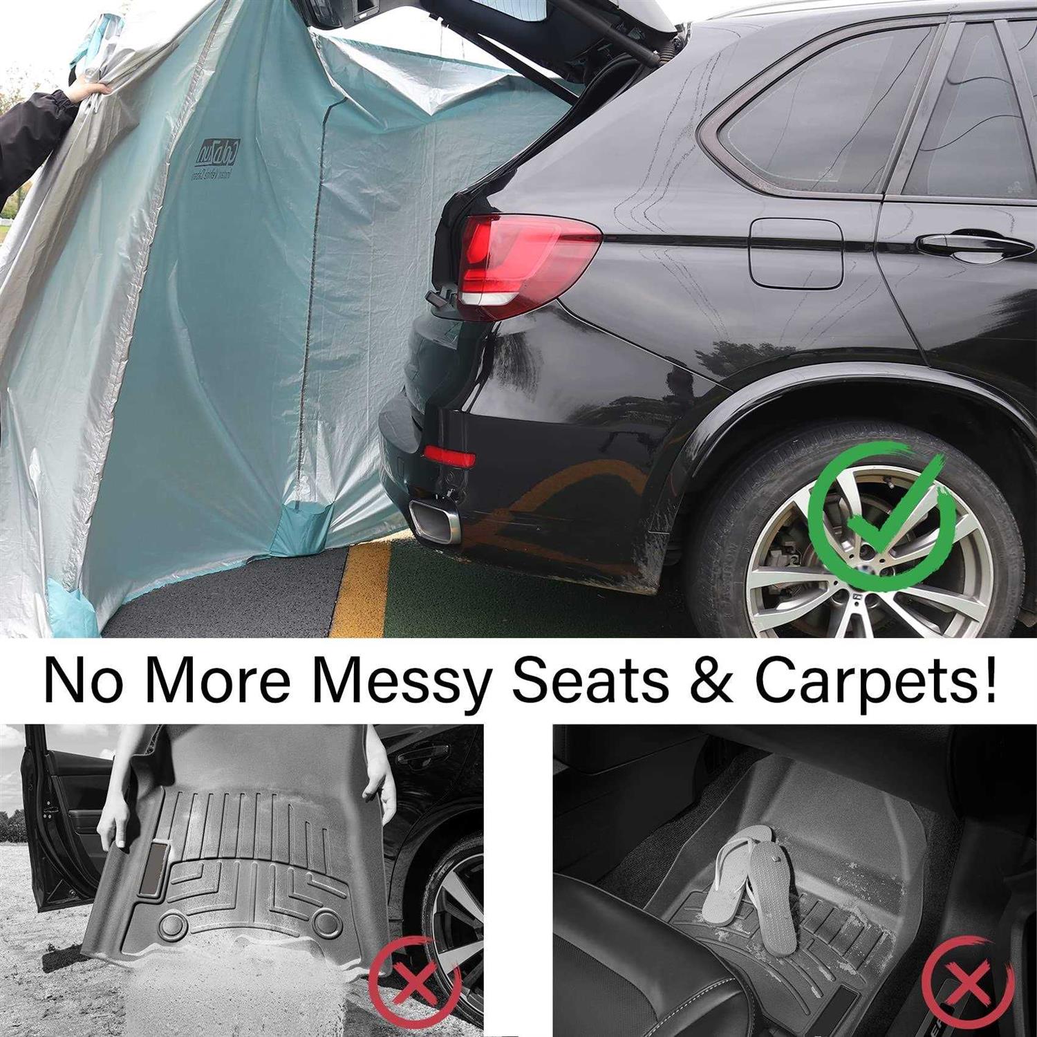 Goldzun Hatchback Cabana with Magnets Easy to Set Up Personal Changing ...