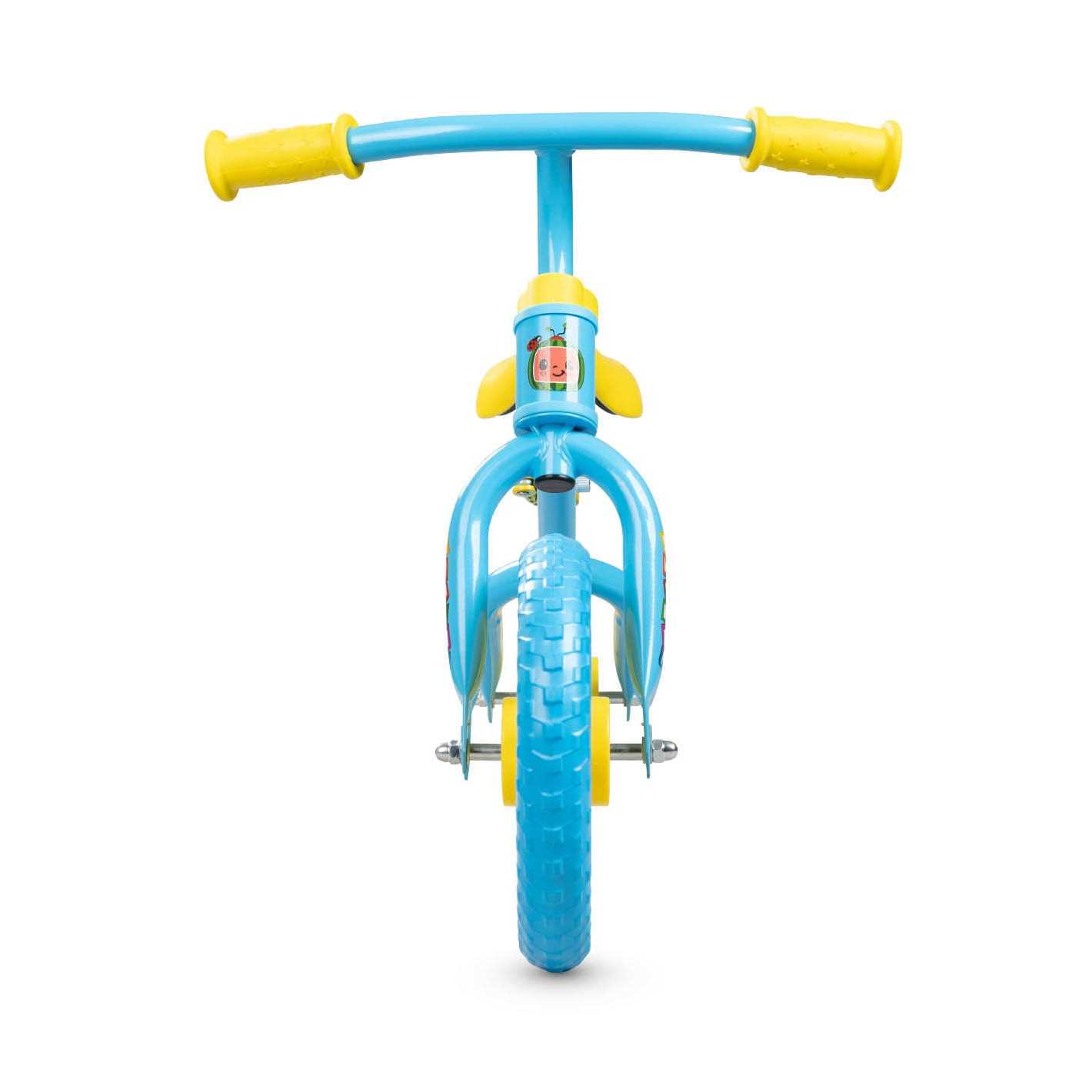 Cocomelon Toddlers Balance Bike Adjustable Helmet Light-up 10 Wheels ...