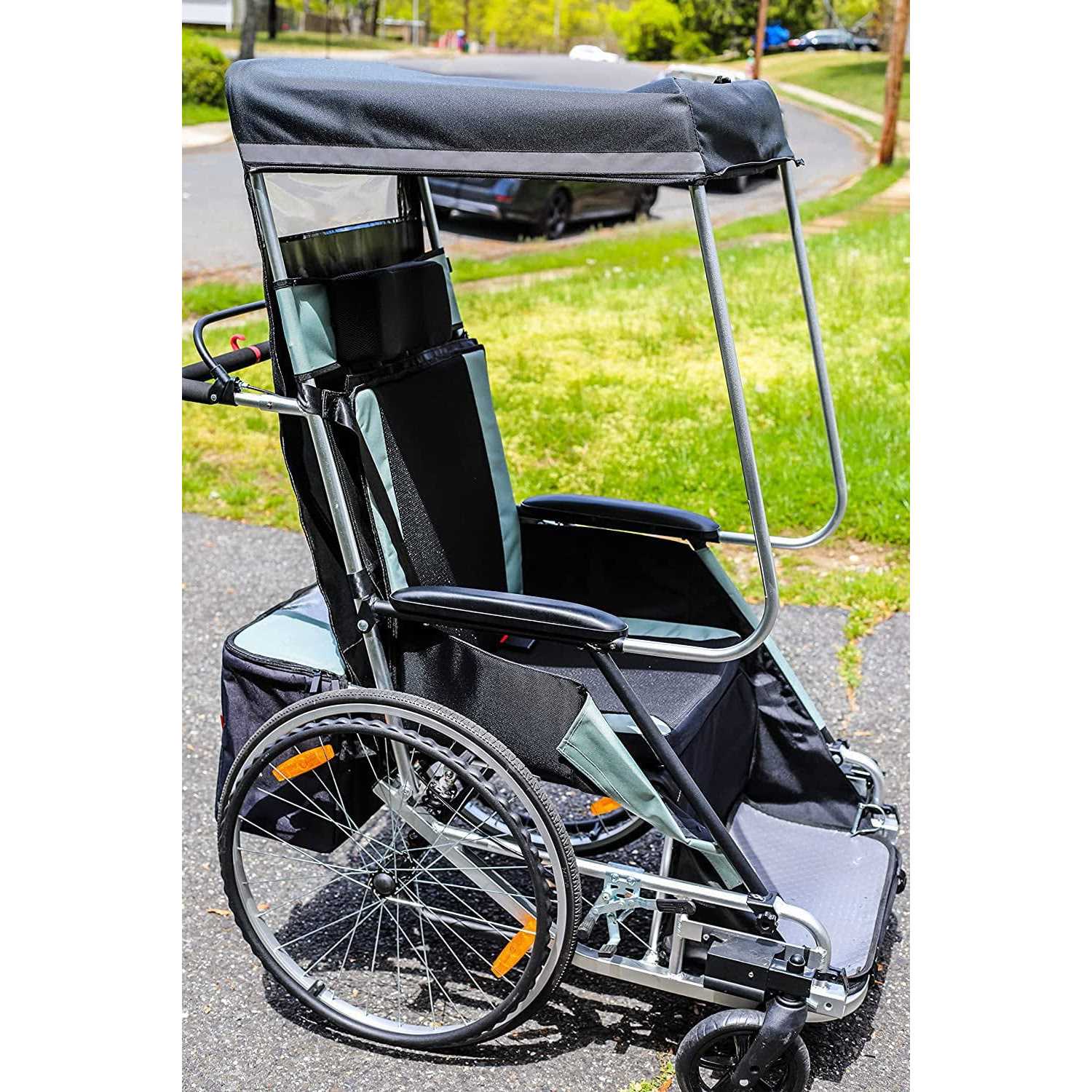 Pedicruiser Adult Bike Trailer + Adult Stroller Wheelchair - Sports ...