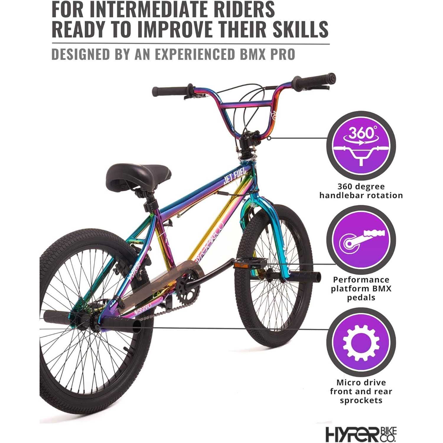 Hyper Bicycles 20 Jet Fuel BMX Bike - Sports Supplies Online Store