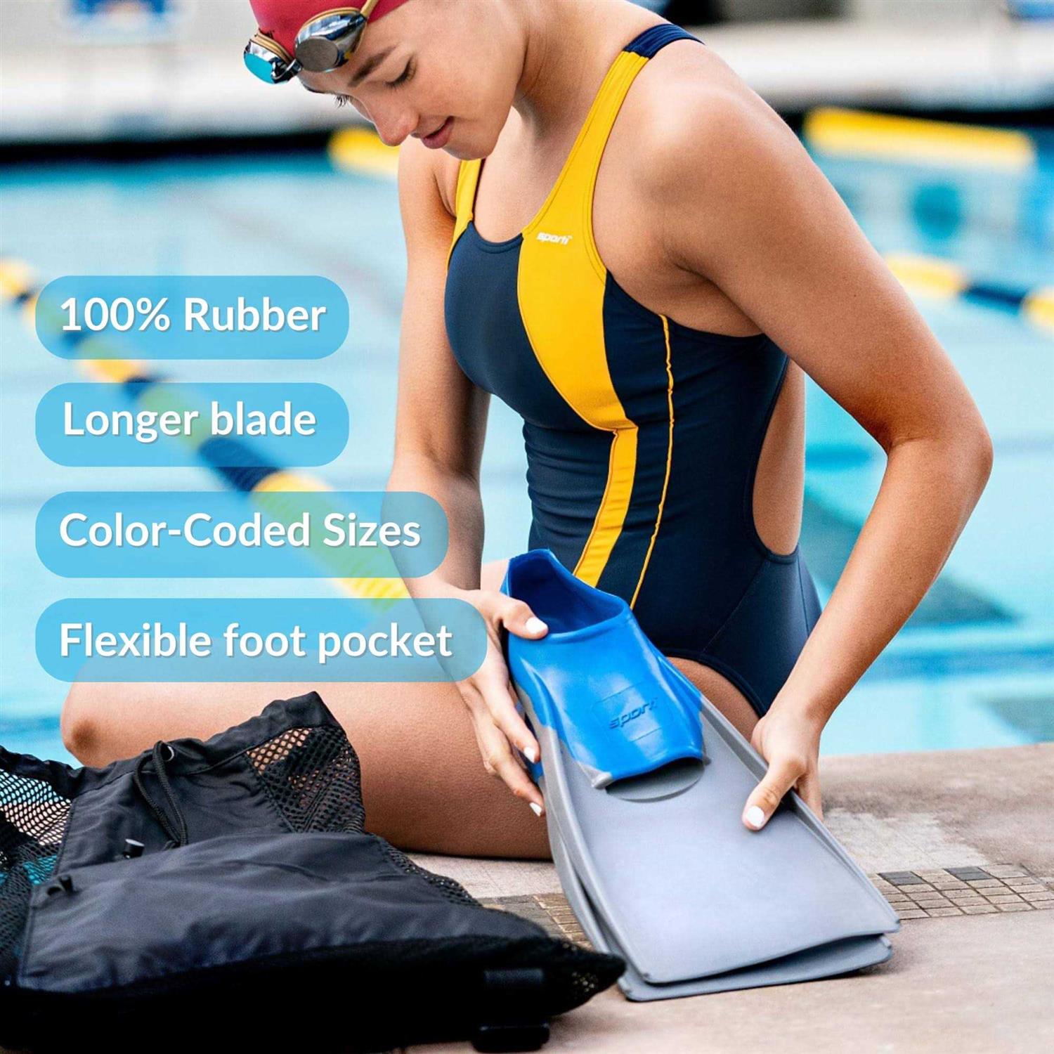 Sporti Essential Floating Swim Fins - Sports Supplies Online Store