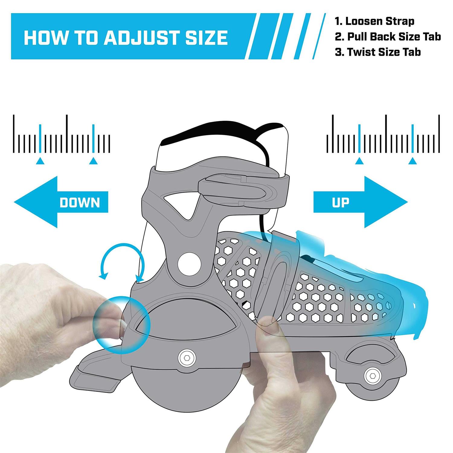 Roller Derby Fun Roll s Adjustable Roller Skates - Sports Supplies ...