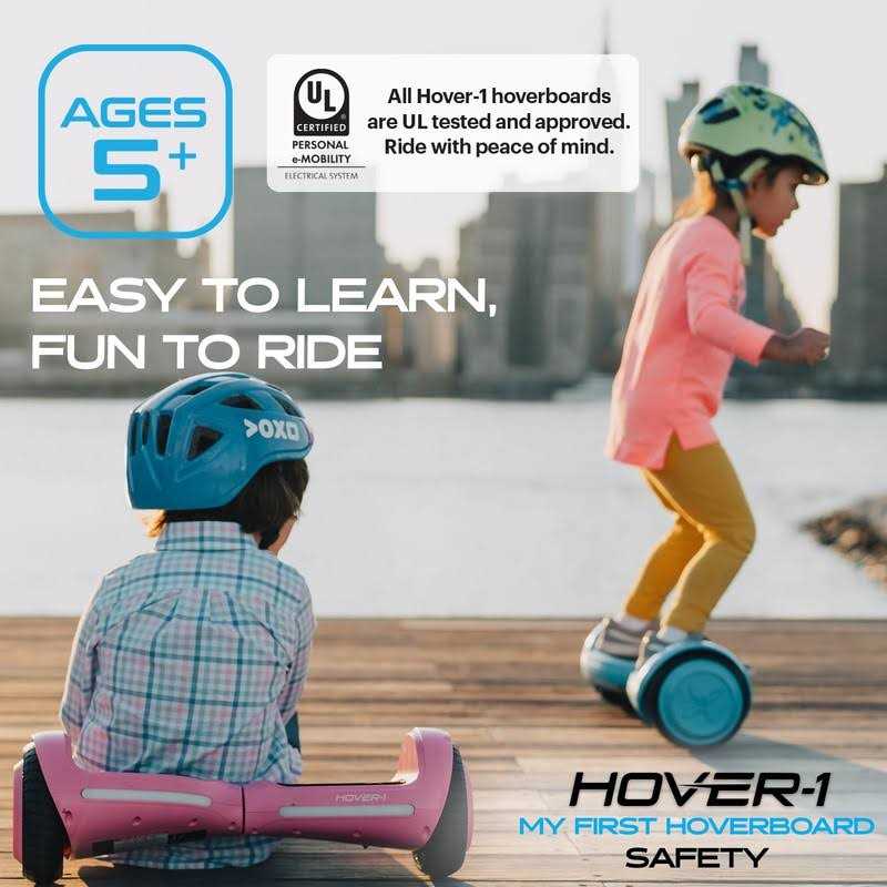 Hover-1 My First Hoverboard Kids Hoverboard w/ LED Headlights - Sports ...