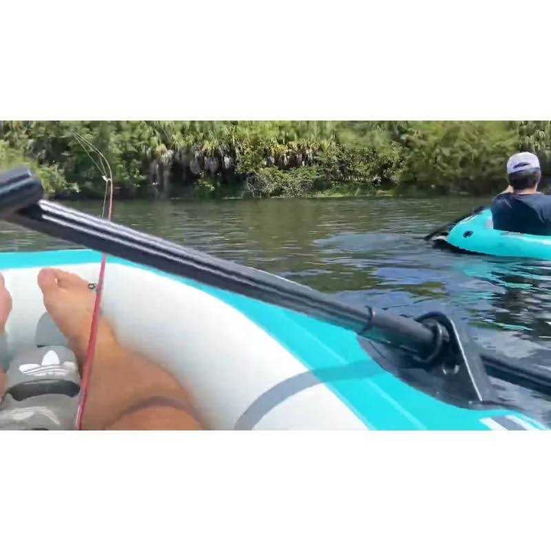 Ozark Trail 77 in. x 40 in. 2 Person Inflatable PVC Raft - Sports ...