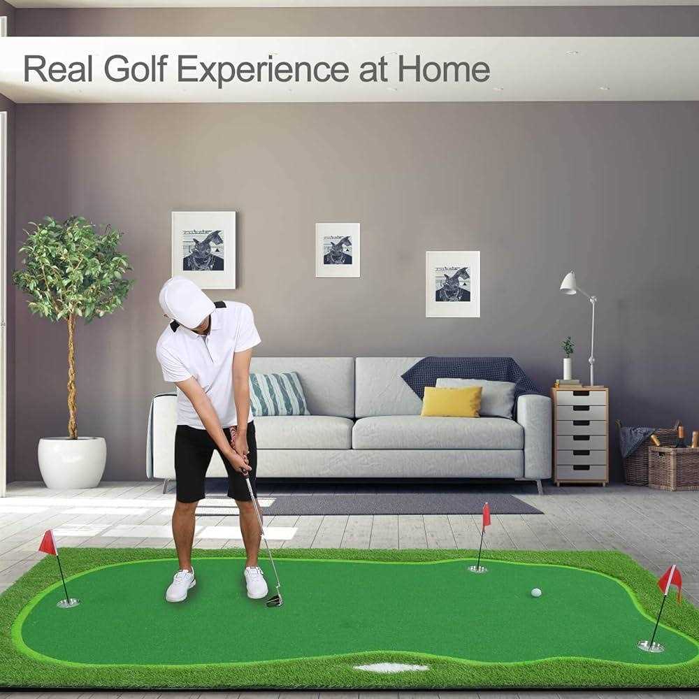 Chriiena Golf Putting Green Practice Putting Green Mat - Sports ...