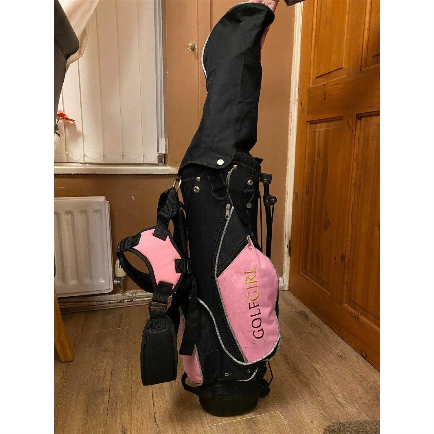 Golf Girl Junior Girls Golf Set V3 with Pink Clubs and Bag - Sports ...