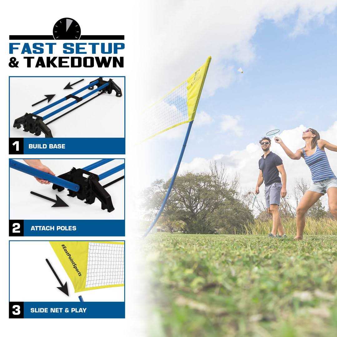 EastPoint Sports Easy Setup Badminton Set - Sports Supplies Online Store