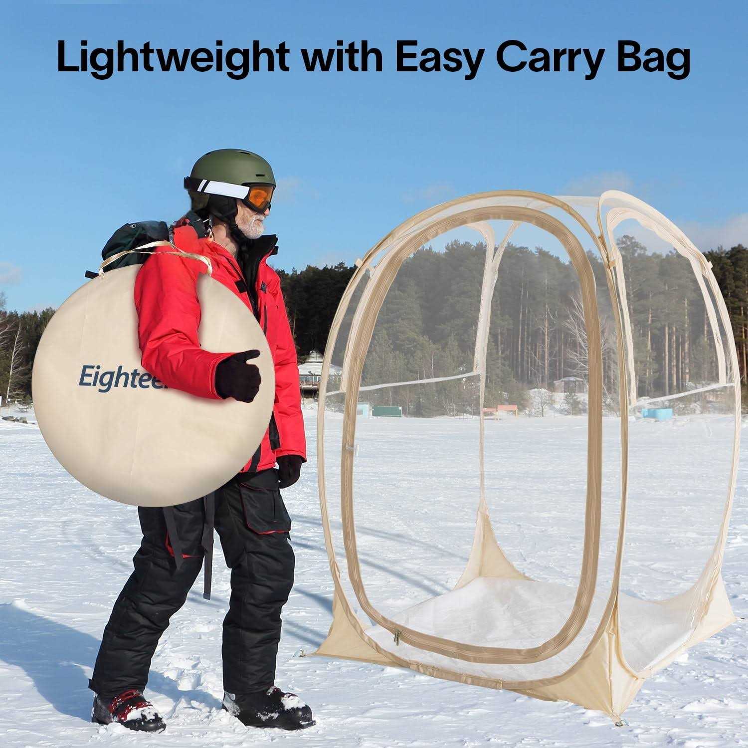 Eighteentek Sports Tent Weather Proof Pod Bubble Tent Outdoor Instant ...