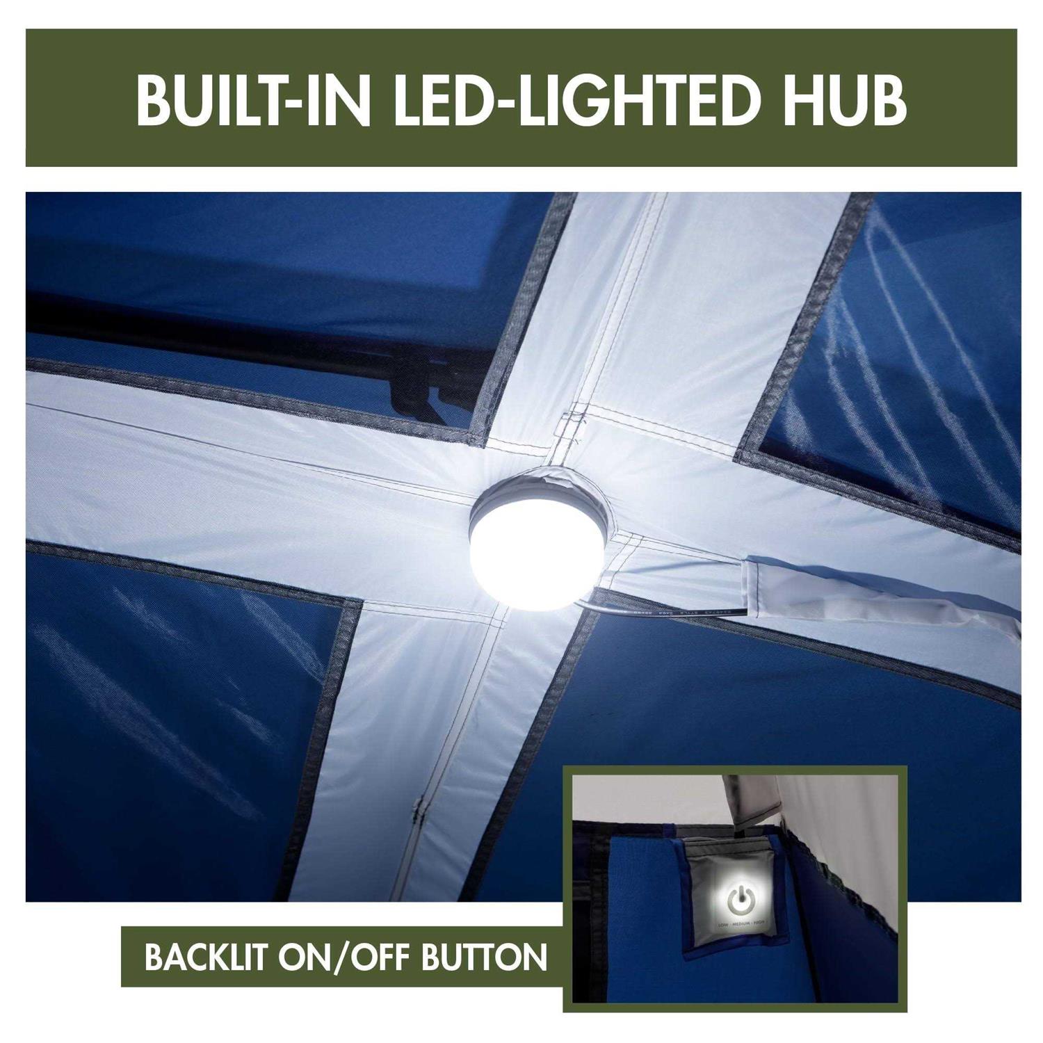 Ozark Trail 4-Person Instant Cabin Tent with LED Lighted Hub - Sports Supplies Online Store