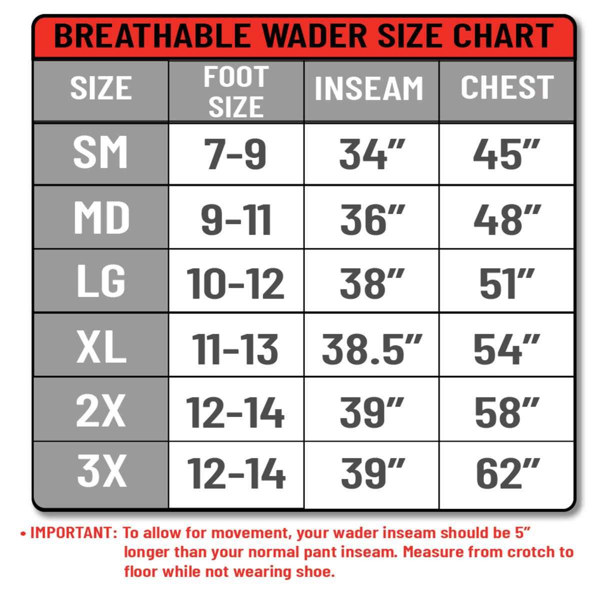 Paramount Deep Eddy Chest Waders - Sports Supplies Online Store