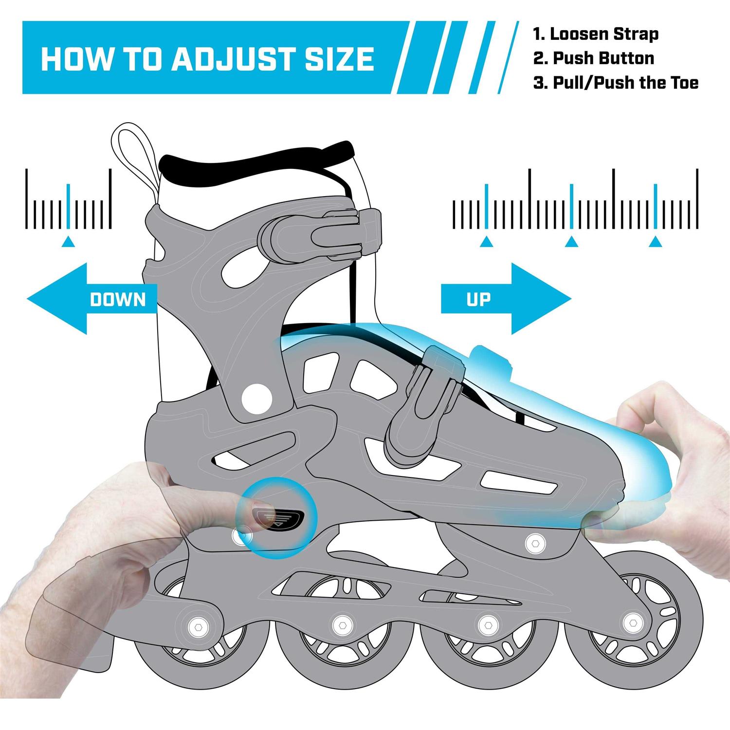 Roller Derby Sprinter 2N1 Quad and Inline Combo - Sports Supplies ...