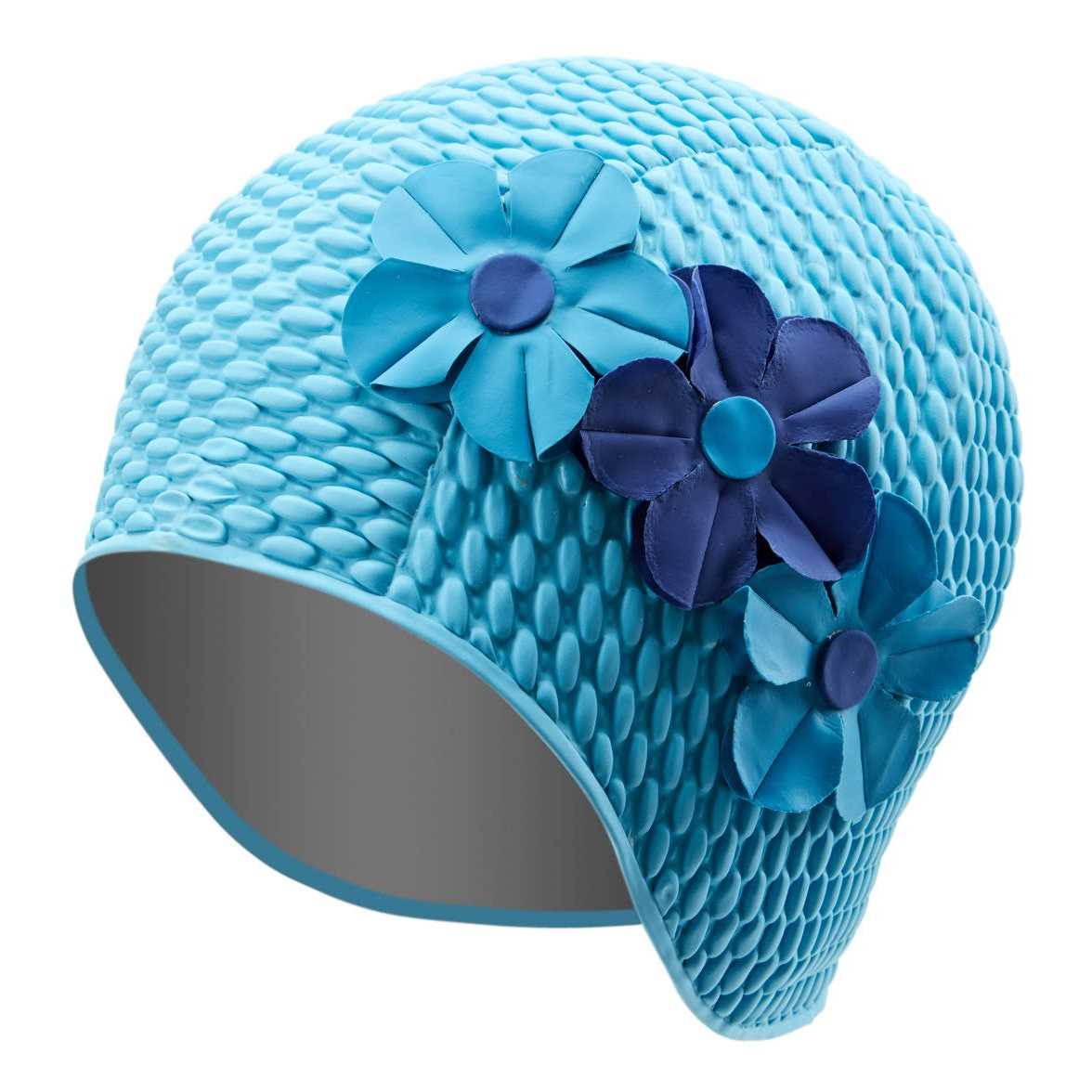 Sporti Floral Bubble Swim Cap - Sports Supplies Online Store
