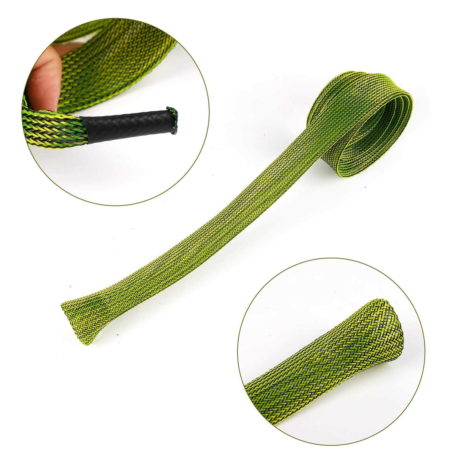 Kiikooll 12Pcs Rod Sock Fishing Rod Sleeve, Cover Braided Mesh Rod ...