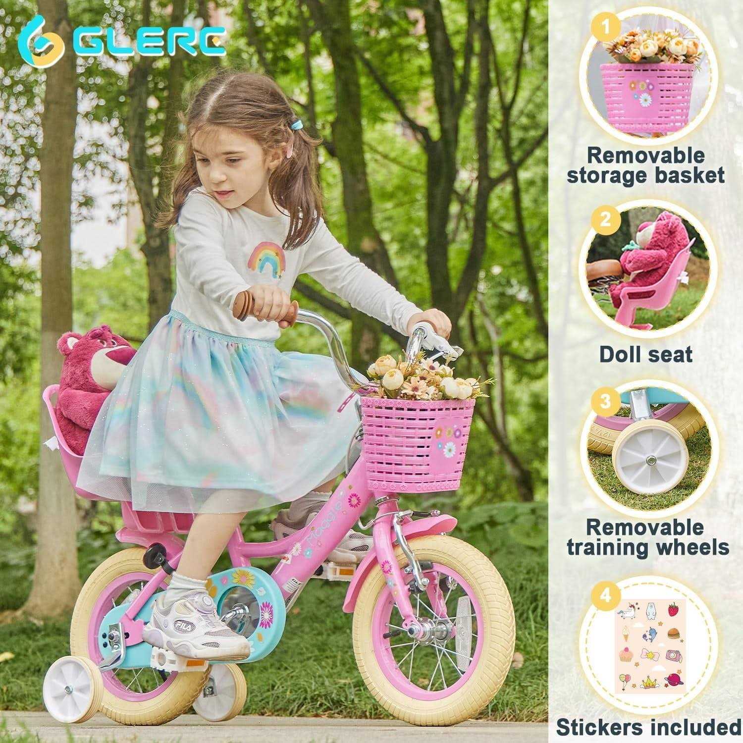 Glerc Maggie Kids Girls Bike for Ages Child - Sports Supplies Online Store