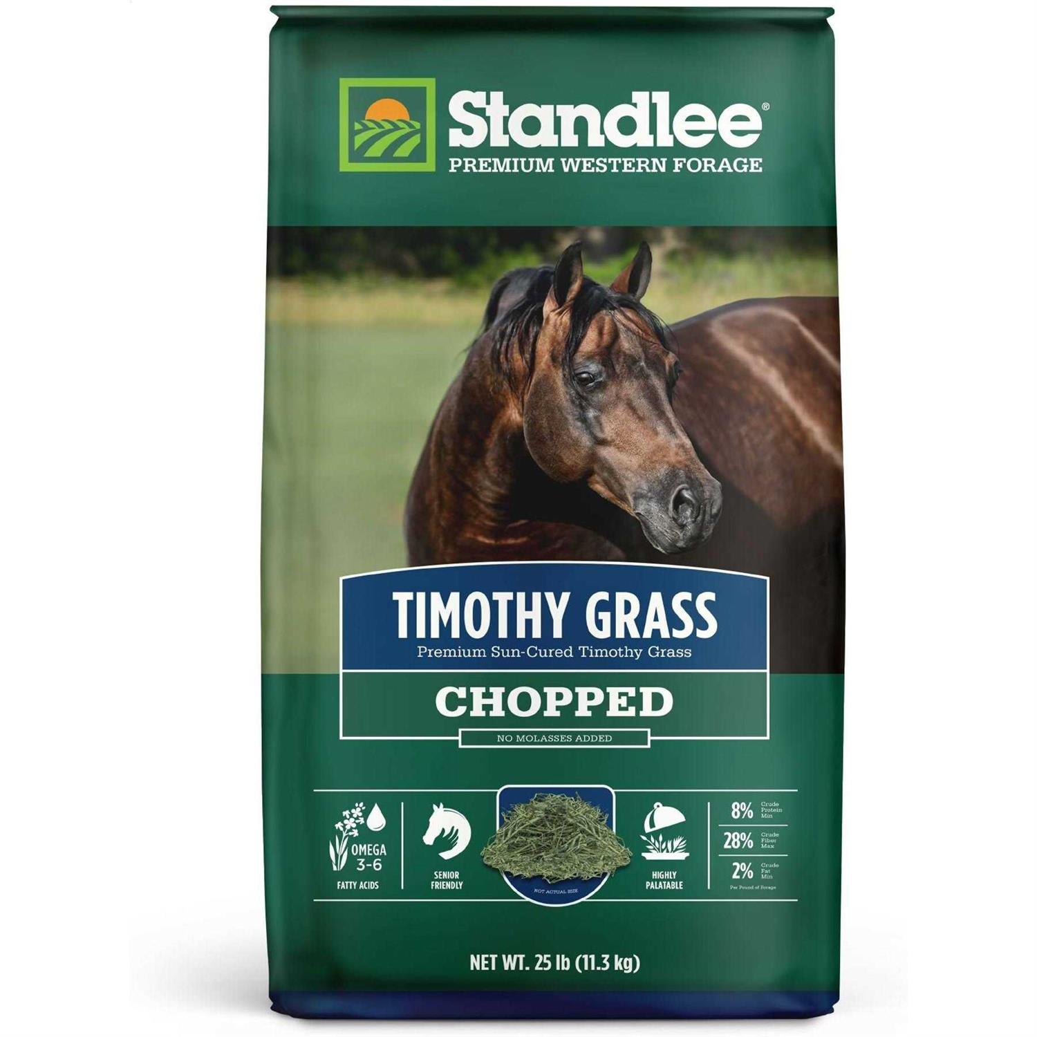 Standlee Premium Western Forage Premium Timothy Grass Chopped Hay Horse ...