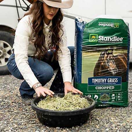 Standlee Premium Western Forage Premium Timothy Grass Chopped Hay Horse ...