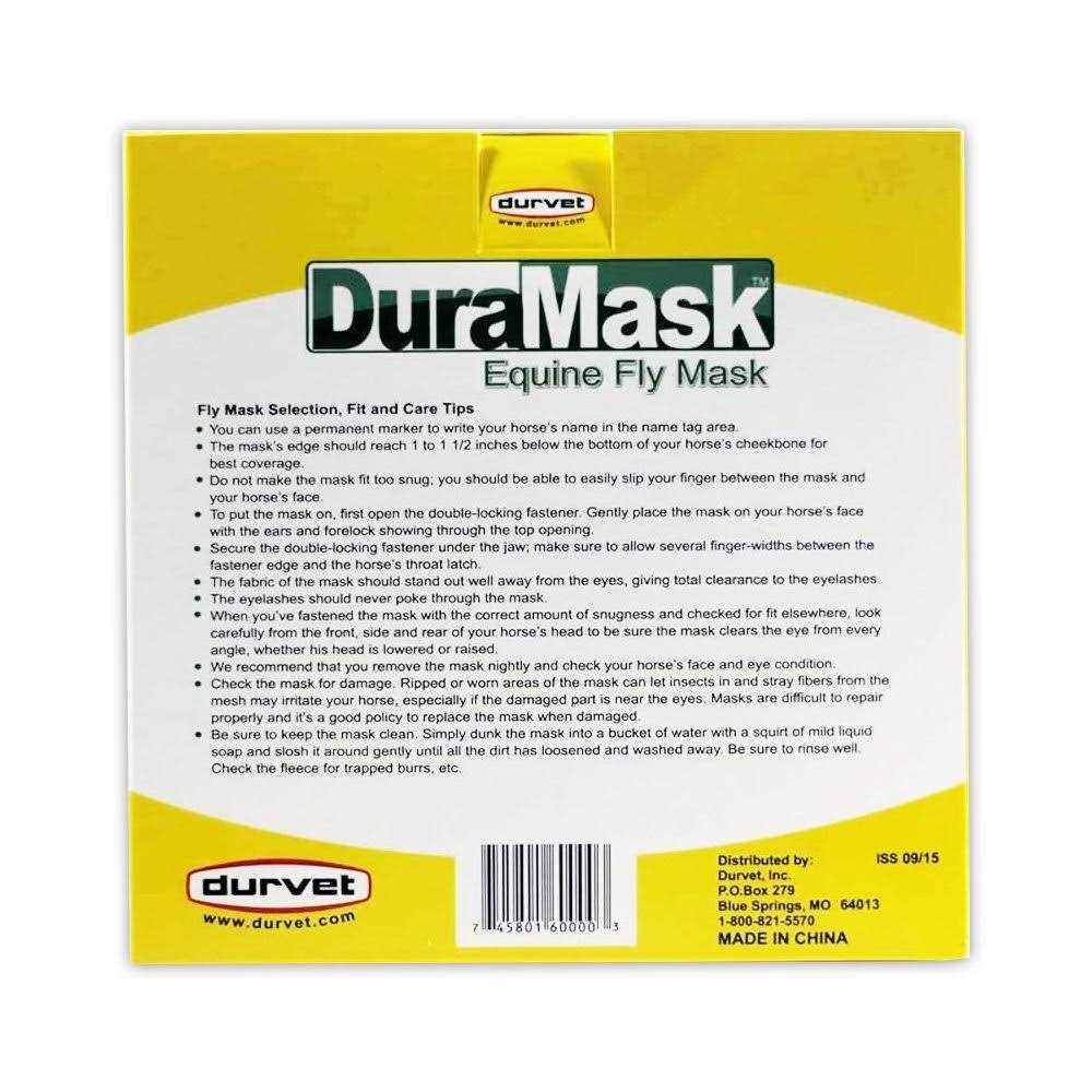 Durvet Duramask Fly Mask - Sports Supplies Online Store