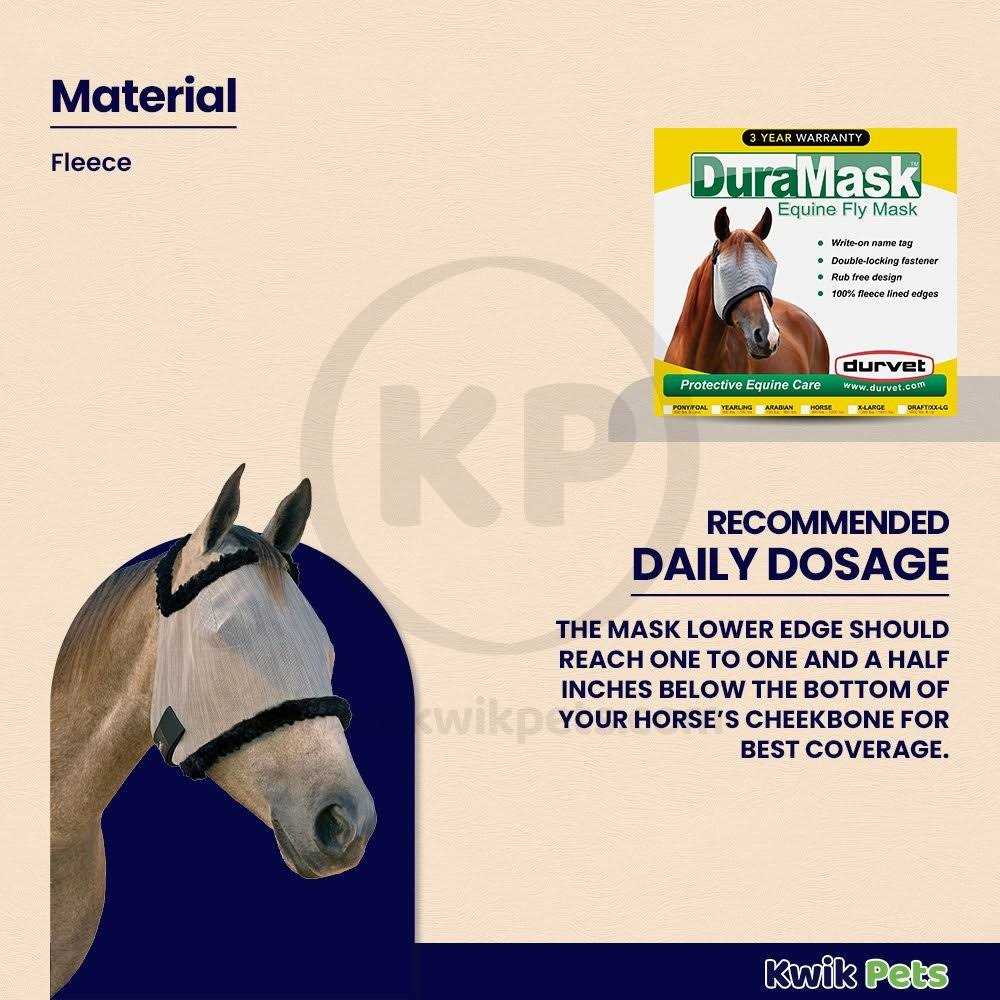 Durvet Duramask Fly Mask - Sports Supplies Online Store