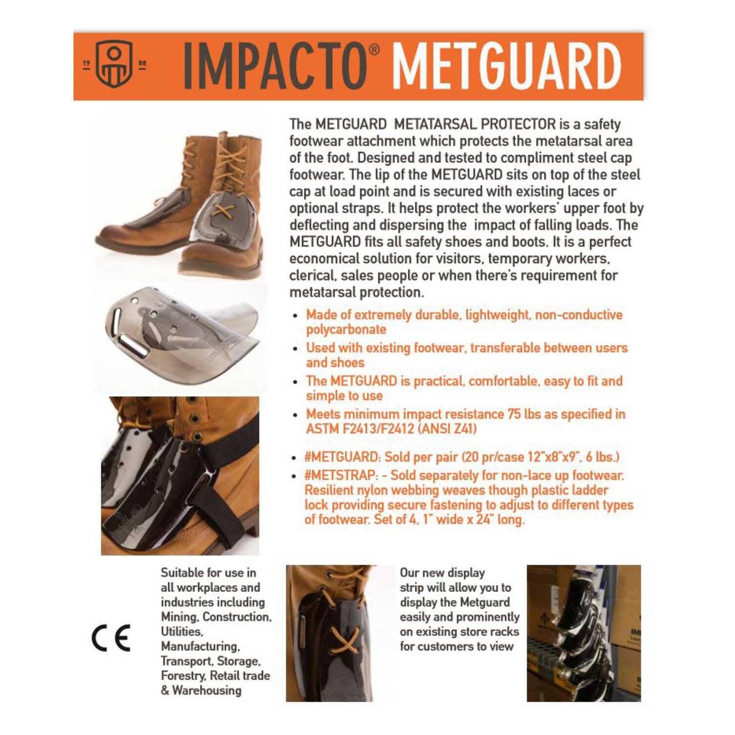 Impacto Metatarsal Protector METGUARD - Sports Supplies Online Store