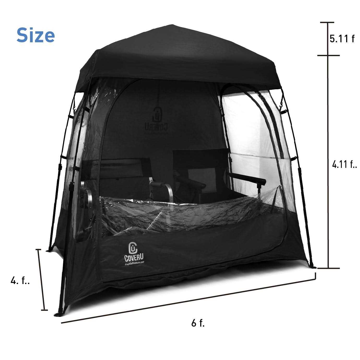 EASYGO PRODUCTS CoverU Sports Shelter 2 Person Weather Tent Pod ...