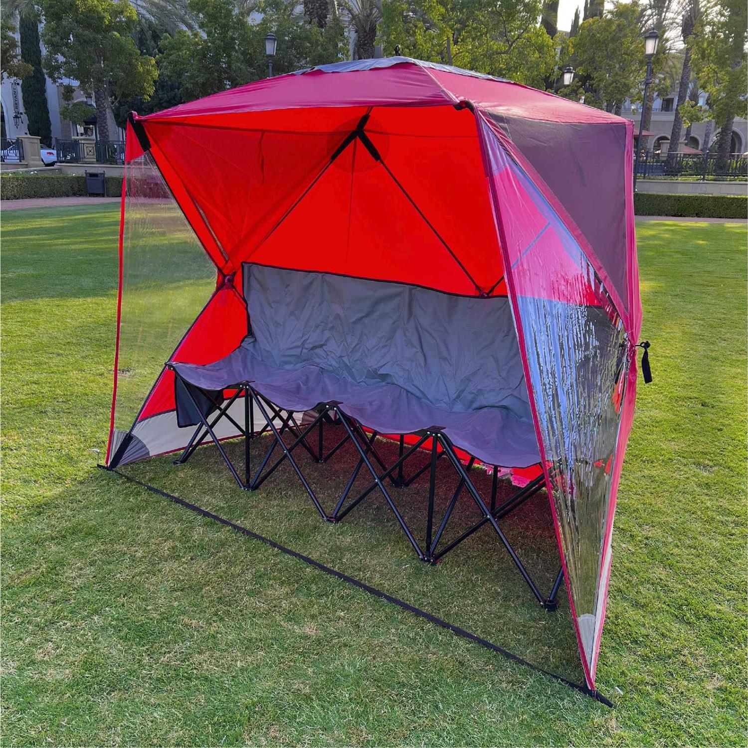 EASYGO PRODUCTS CoverU Sports Shelter 2 Person Weather Tent Pod ...