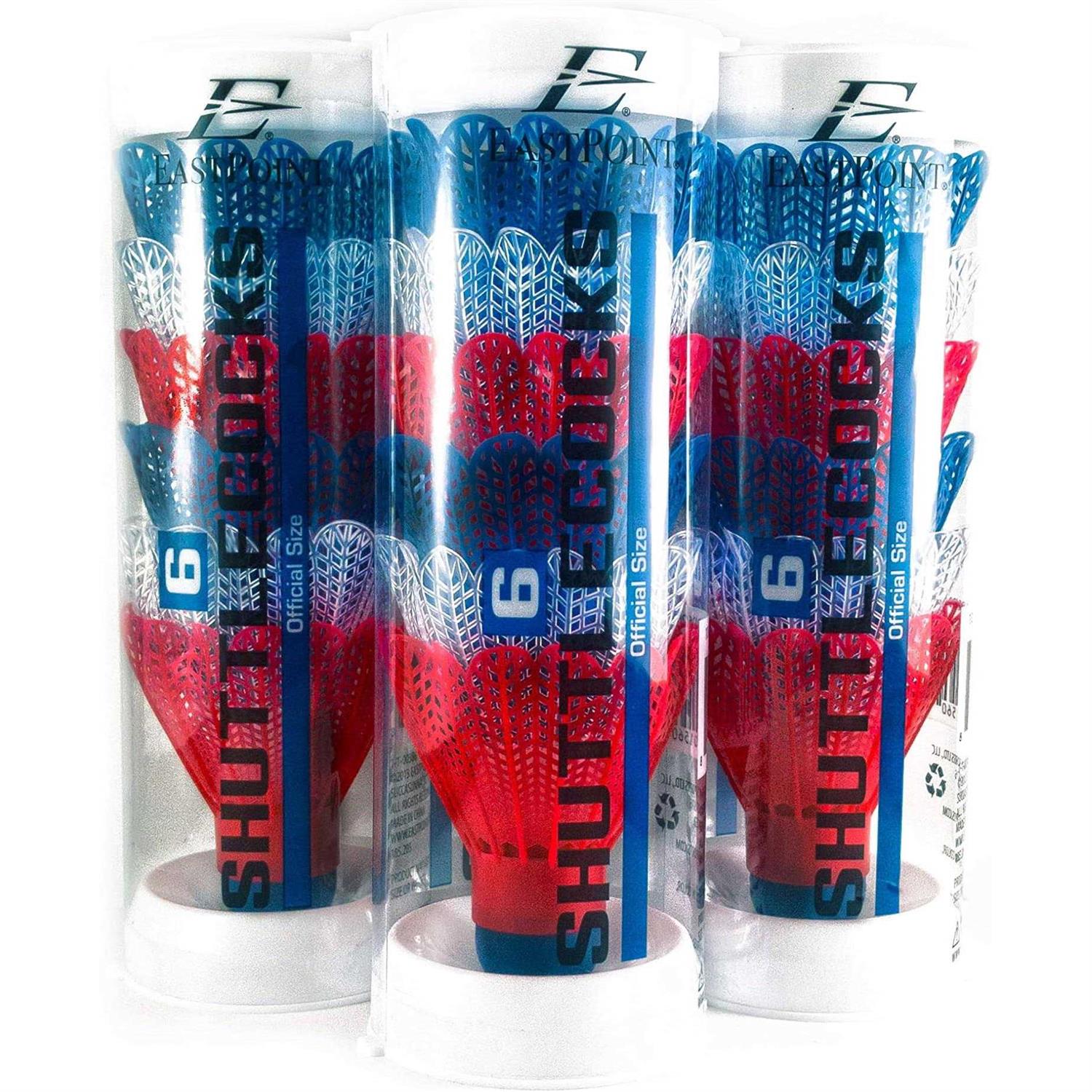 Eastpoint Sports Official Size Badminton Shuttlecocks 6-Pack - Sports ...