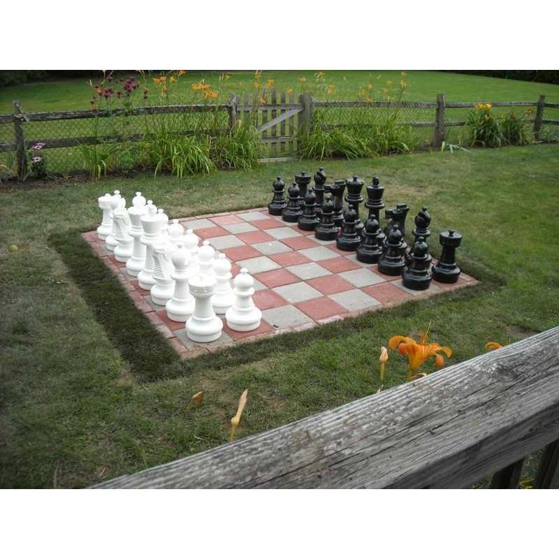 MegaChess 25 Inch Plastic Giant Chess Set - Sports Supplies Online Store