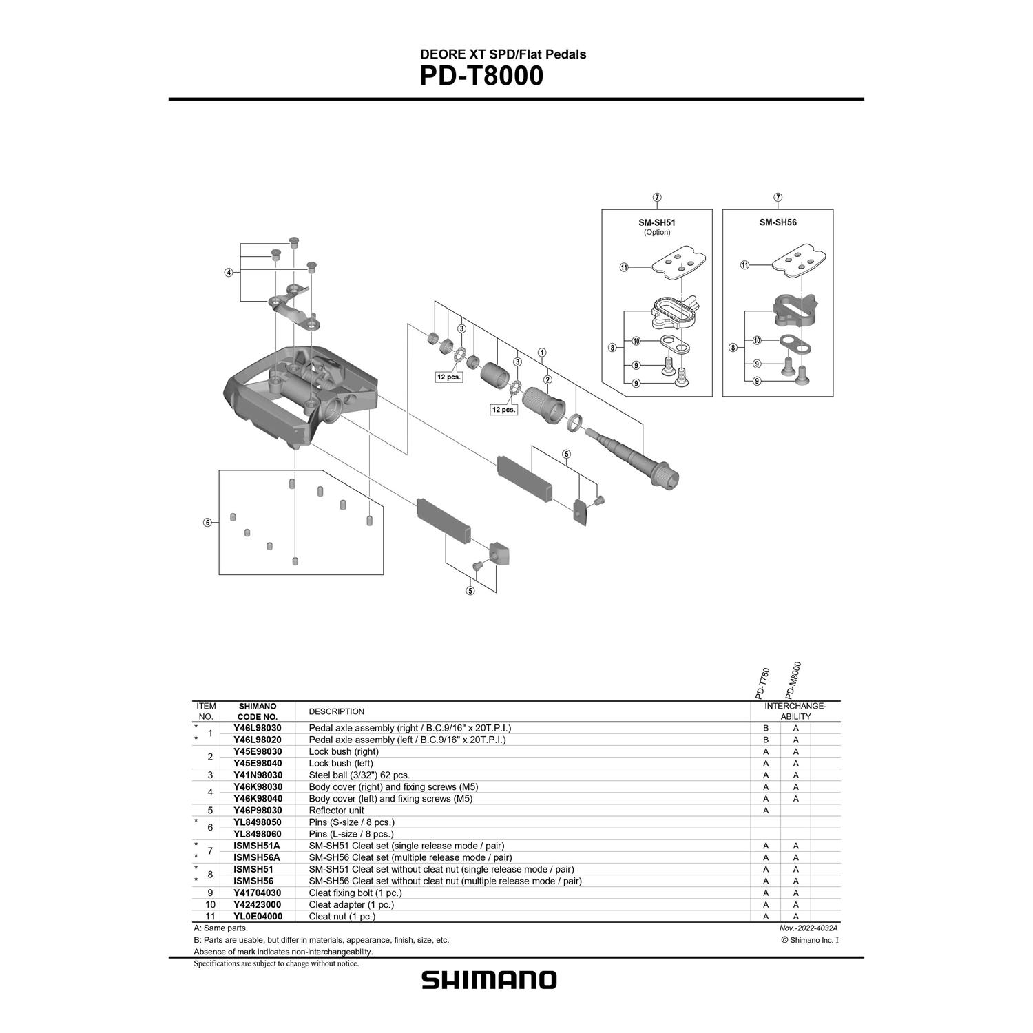 Shimano SM-SH56 Multi-Release SPD Cleat Set - Sports Supplies Online Store