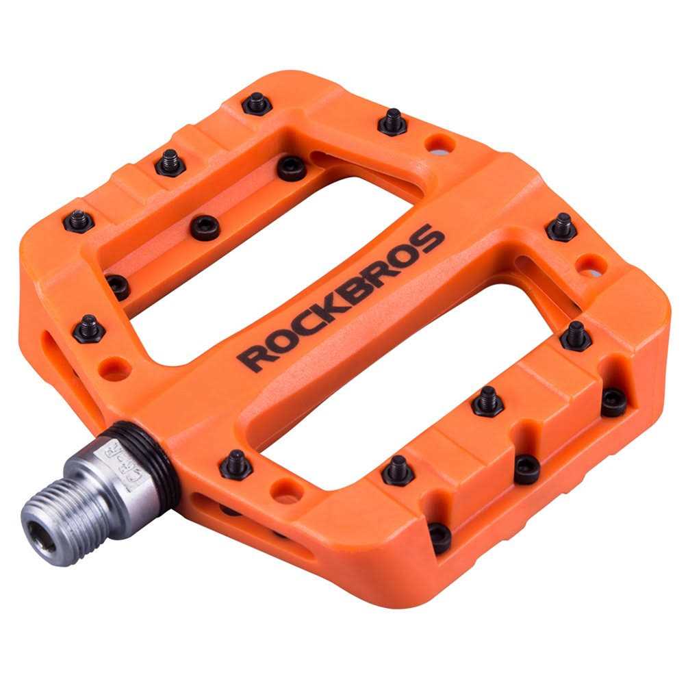 ROCKBROS Mountain Bike Pedals Nylon Composite Bearing 9/16 MTB Bicycle ...