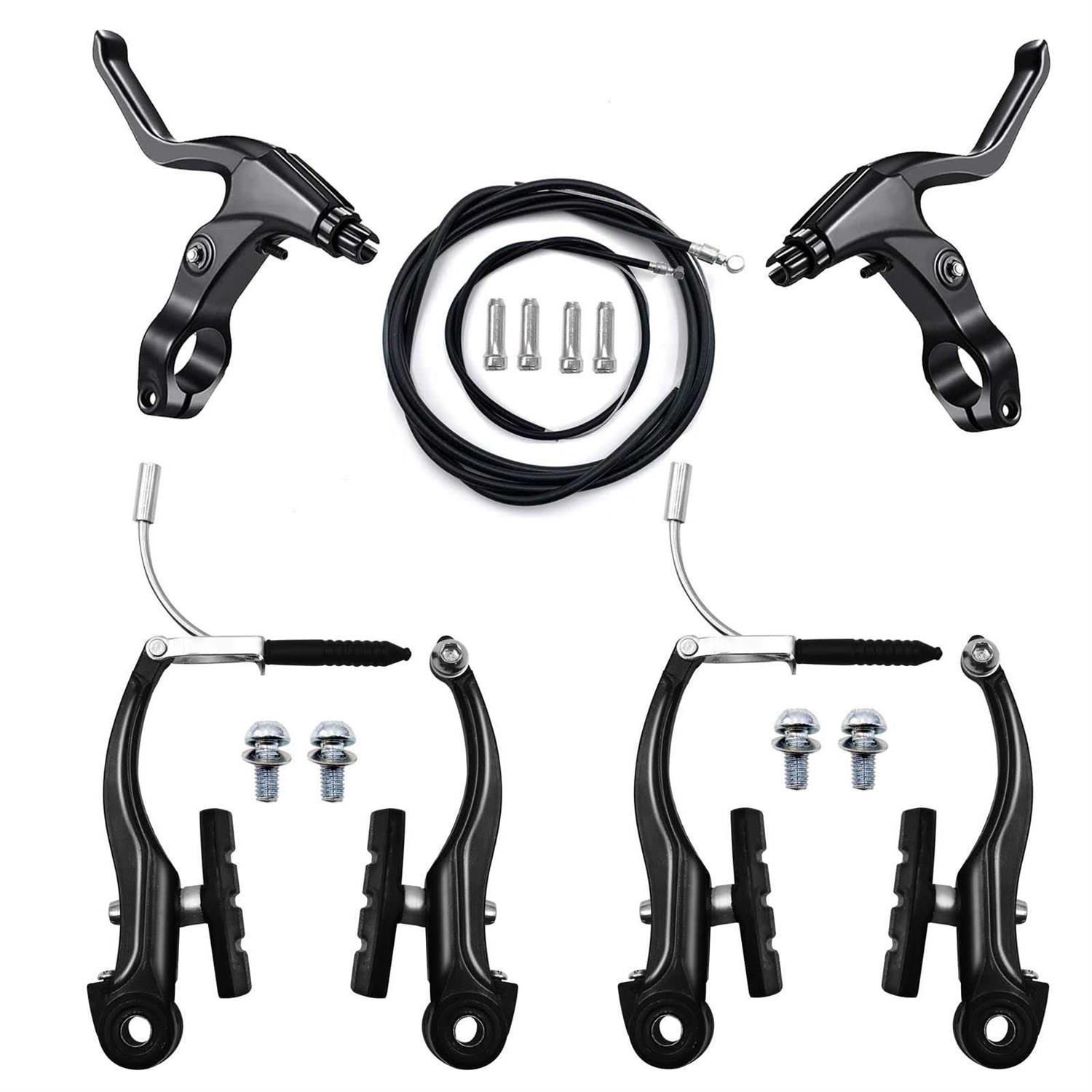 Hmseng V-Type Bike Brake Set, Complete Universal Bike Front and Rear ...