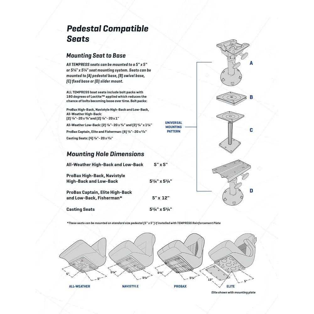 Tempress Probax High-Back Orthopedic Boat Seat - Sports Supplies Online ...
