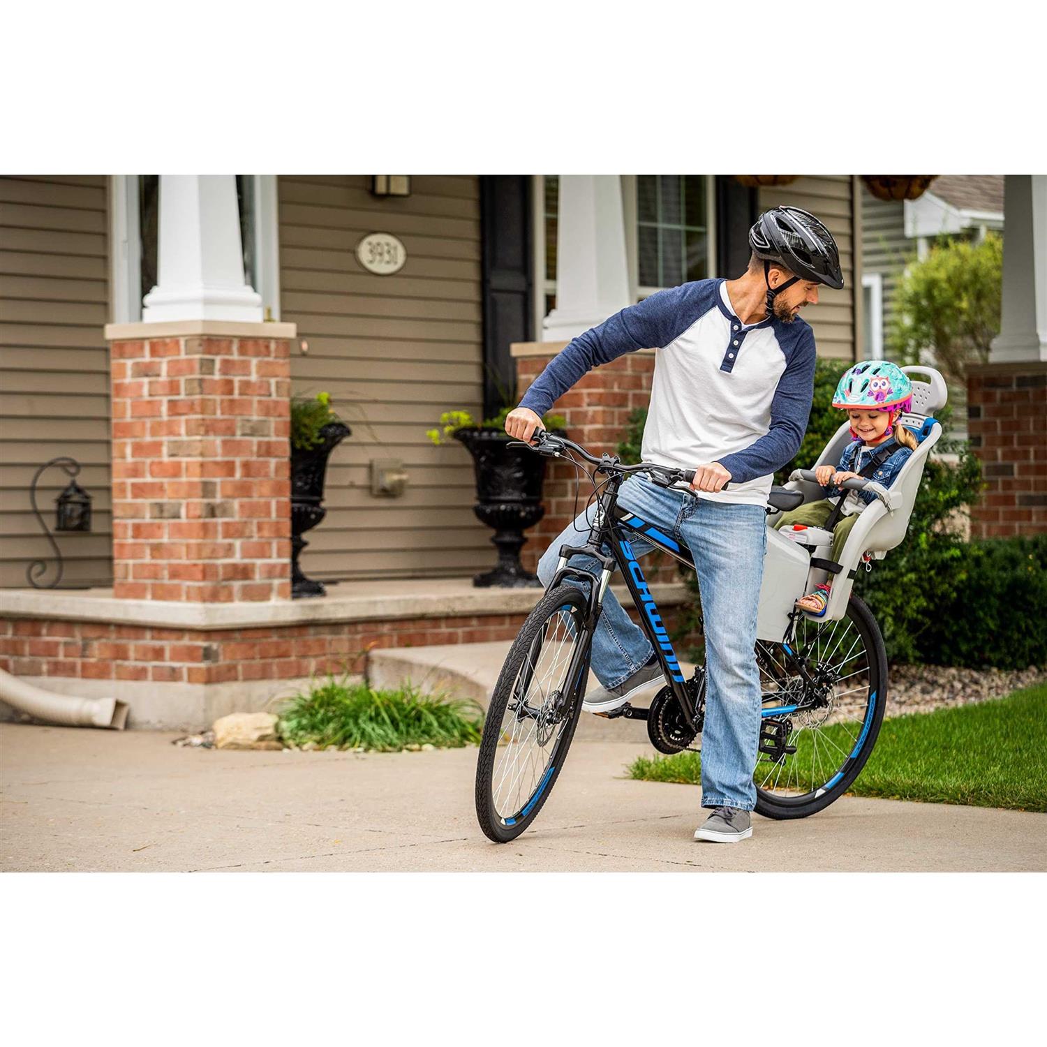 Schwinn Deluxe Bicycle Mounted Child Carrier/Bike Seat For Children ...