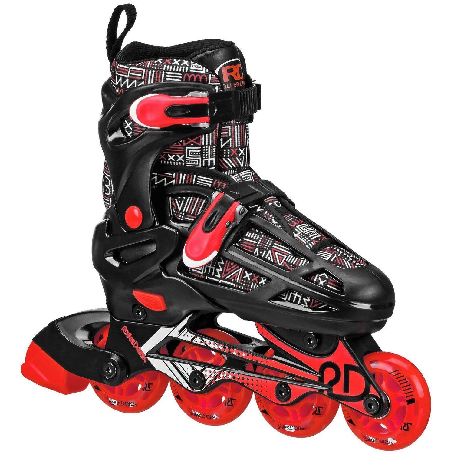 Roller Derby Caspian Boys Adjustable Inline-Quad Combo Skates - Sports ...