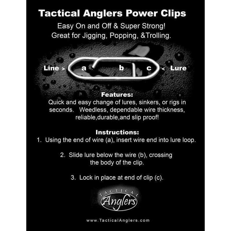 Tactical Anglers Power Clips - Sports Supplies Online Store