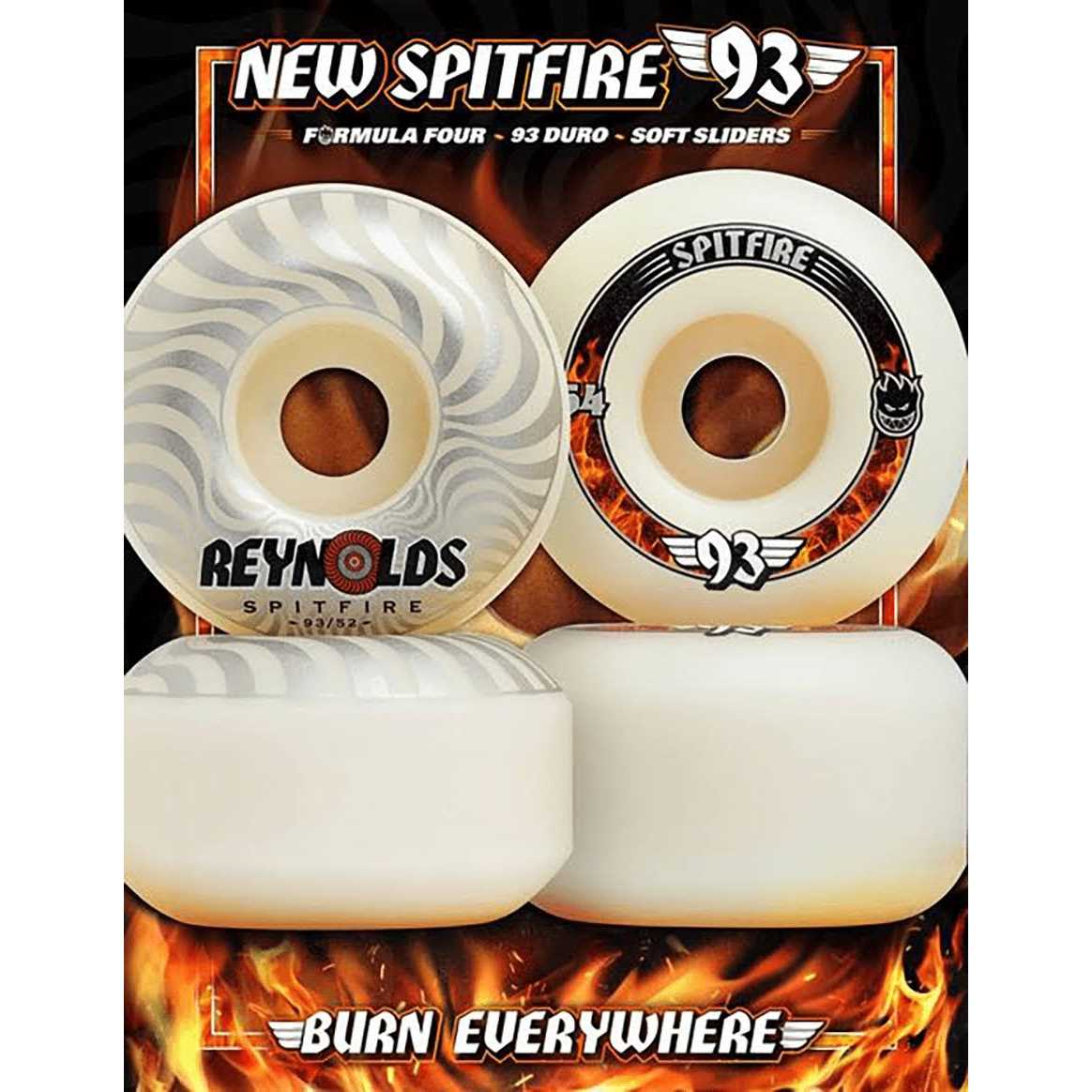 Spitfire Formula Four 93A Radials Wheels - Sports Supplies Online Store