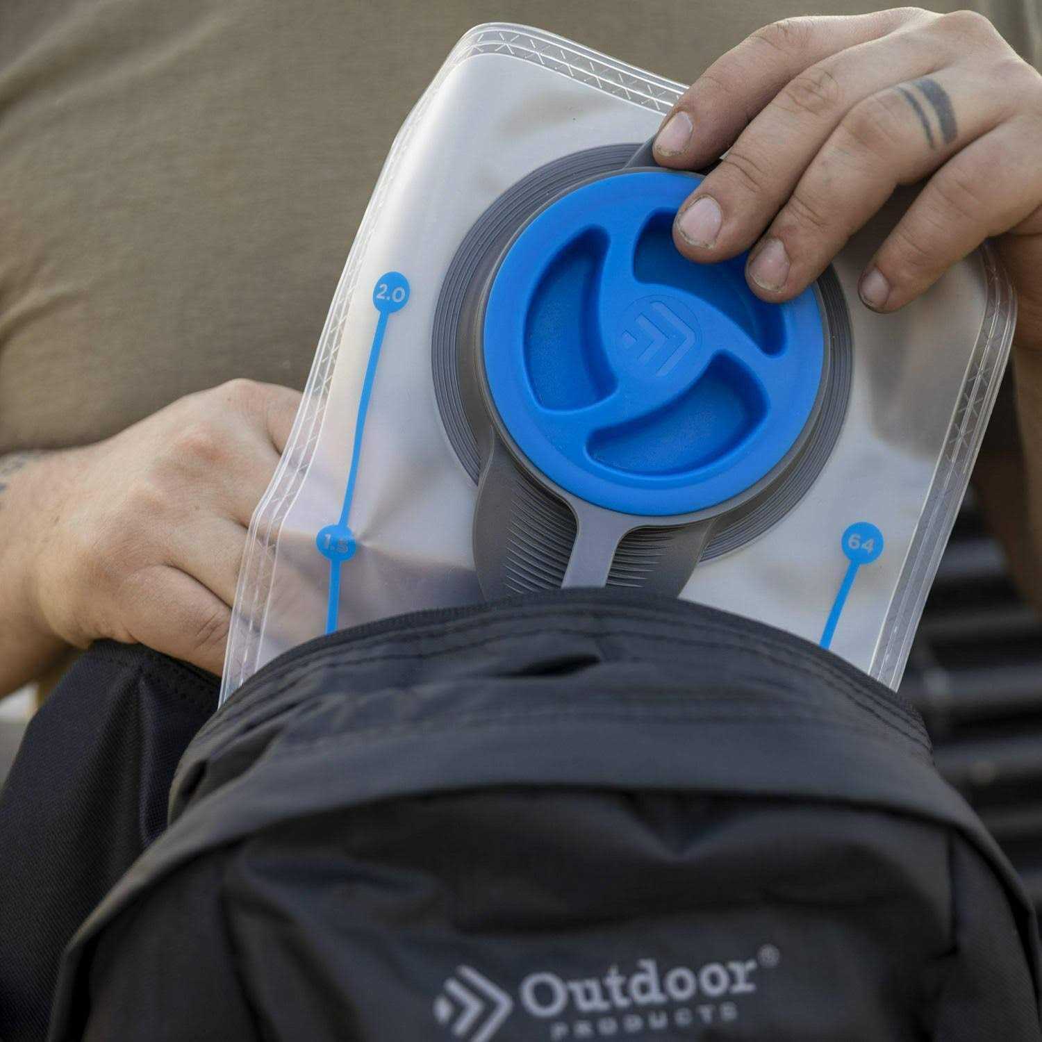 Outdoor Products 2 Liter Hydration Reservoir Water Bladder for Hydration Backpack - Sports ...