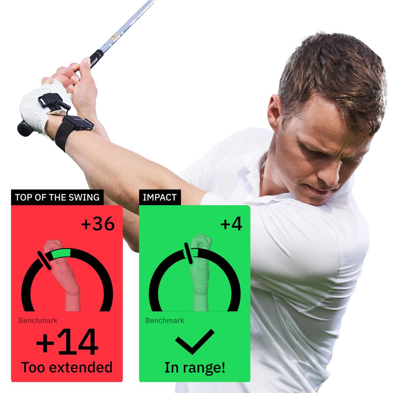 Hackmotion Plus Golf Swing and Wrist Angle Training Aid Provides Real ...