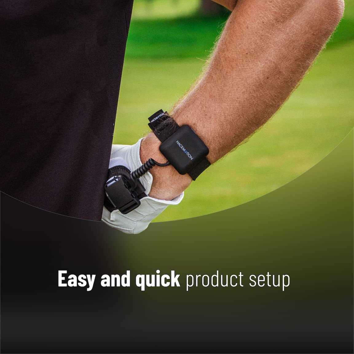 Hackmotion Plus Golf Swing and Wrist Angle Training Aid Provides Real ...