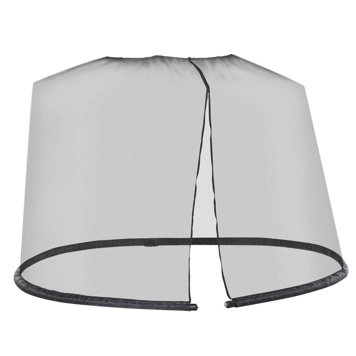 Outsunny 7.5' Outdoor Patio Mesh Screen Net Canopy for Umbrellas ...