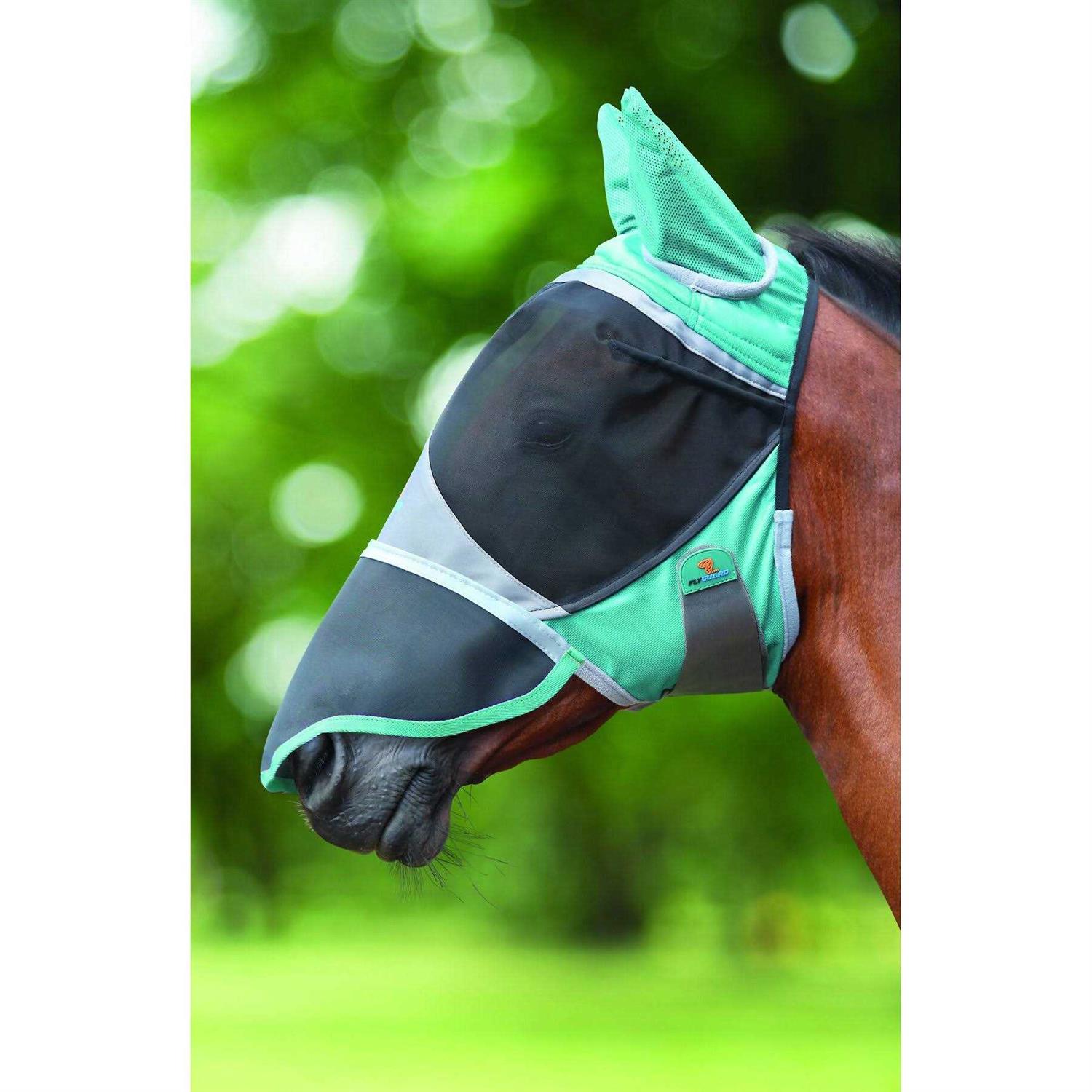 Shires Deluxe with Ears Nose Fly Mask - Sports Supplies Online Store