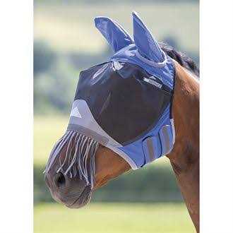 Shires Deluxe with Ears Nose Fly Mask - Sports Supplies Online Store