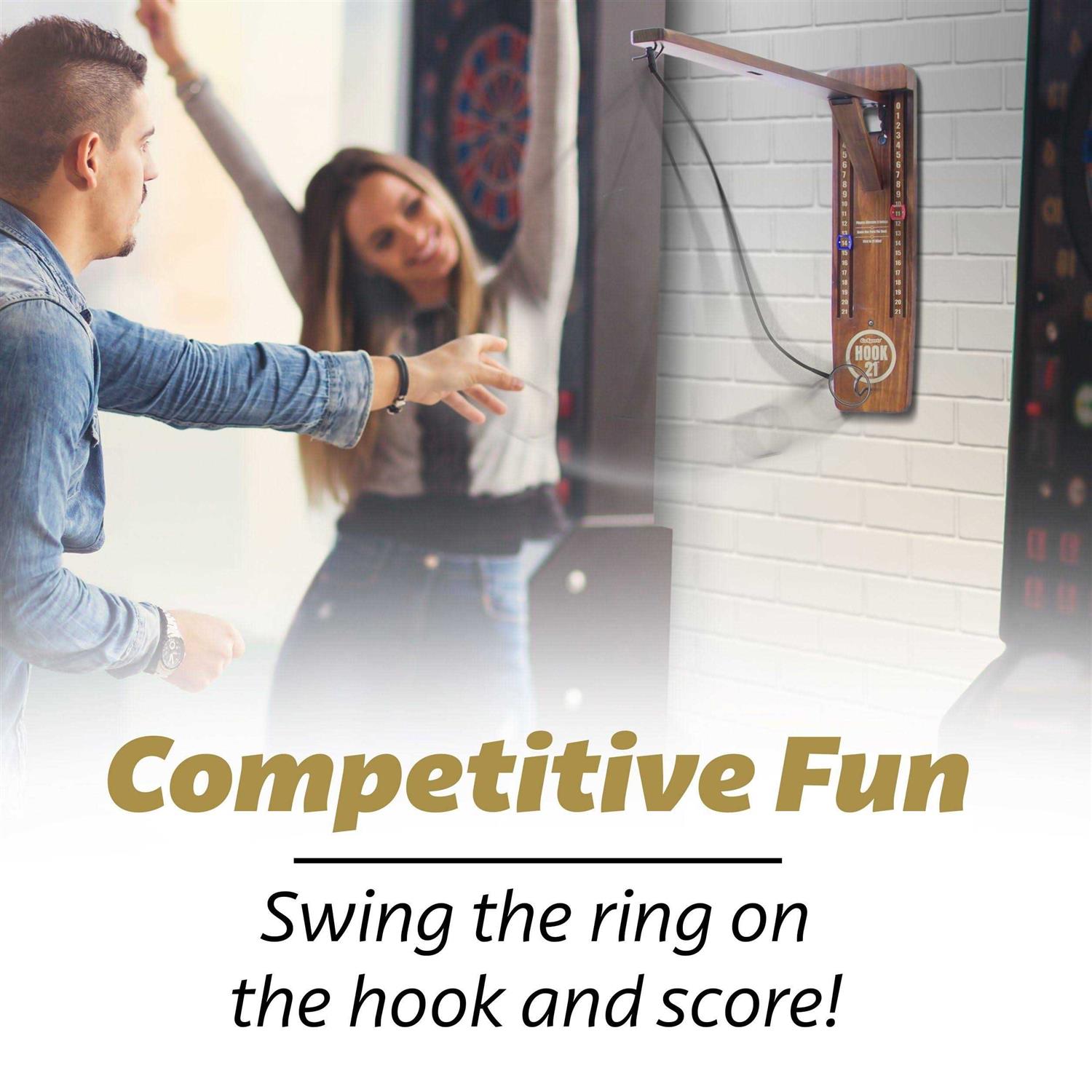 GoSports Hook 21 Wall Mount Ring Swing Game - Sports Supplies Online Store