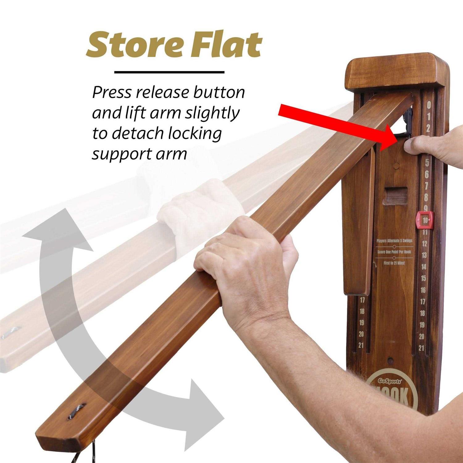 GoSports Hook 21 Wall Mount Ring Swing Game - Sports Supplies Online Store