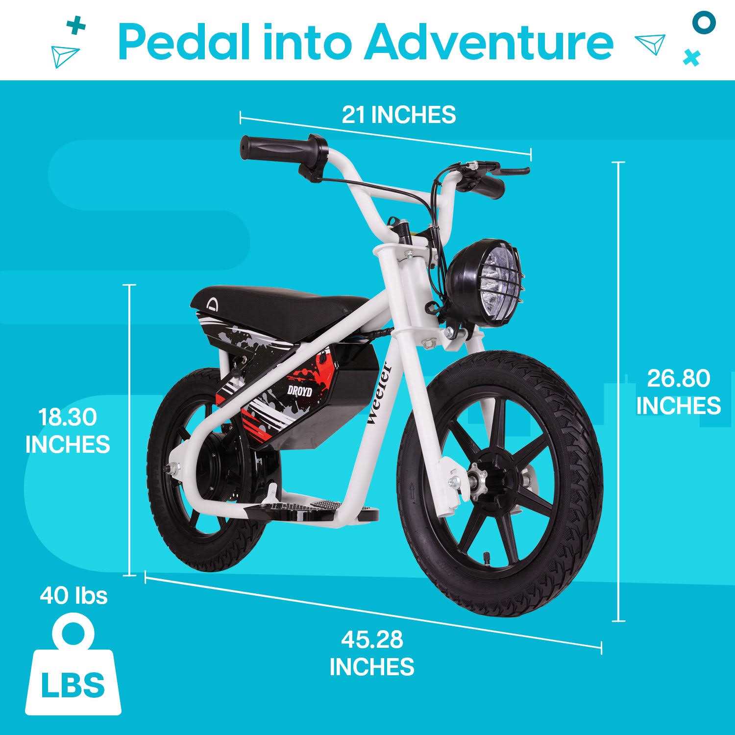 Droyd Weeler Mini E-Bike - Sports Supplies Online Store