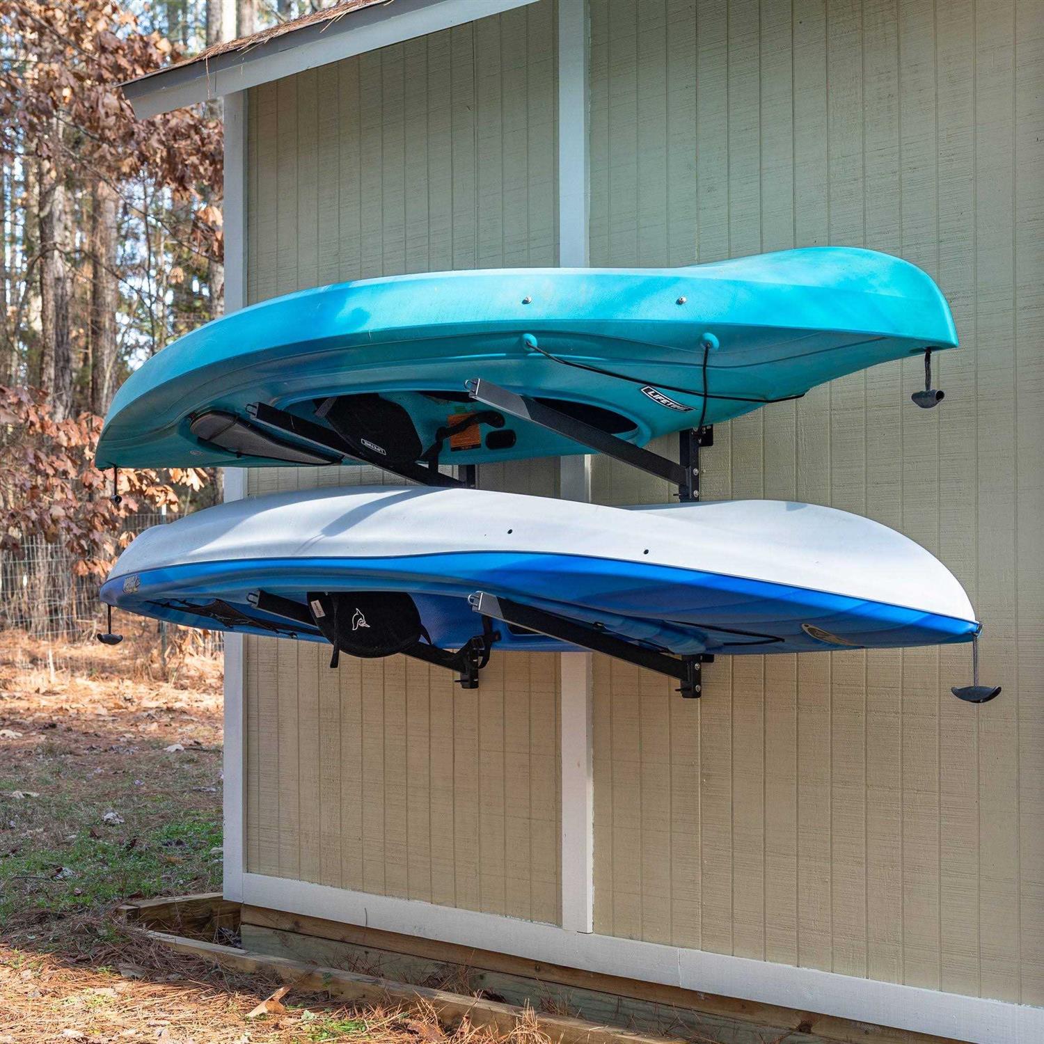 Storeyourboard G-Kayak Wall Storage Rack Outdoor Kayak Rack For 2 Boats ...