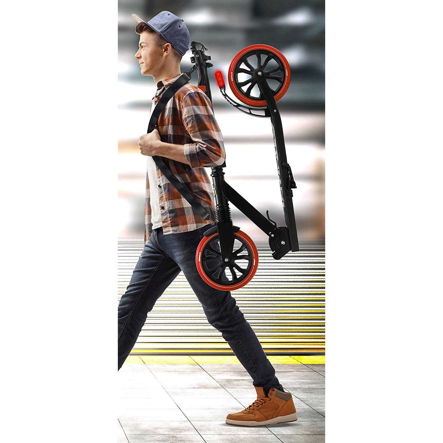 SereneLife Foldable Kick Scooter - Sports Supplies Online Store