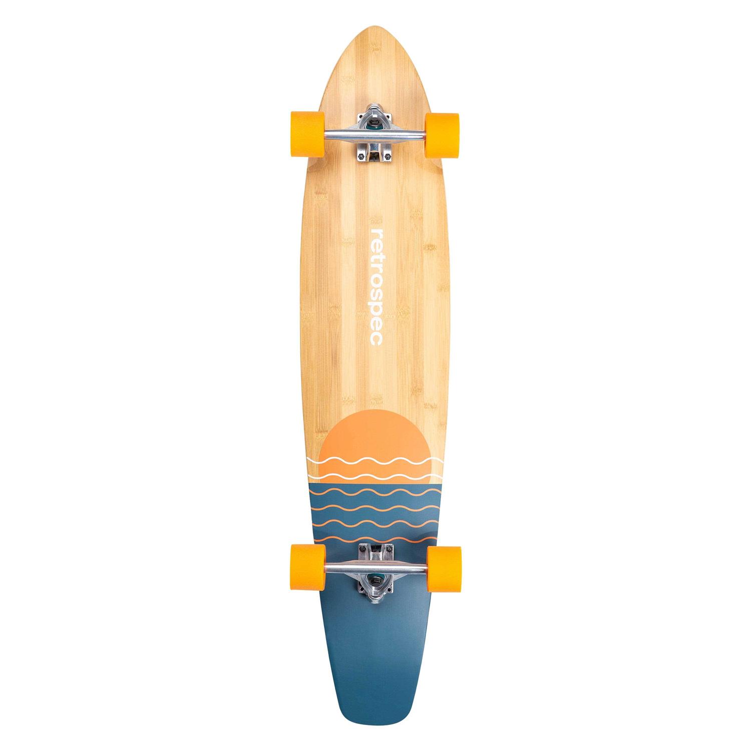 Retrospec Zed Bamboo Longboard Skateboard Complete Cruiser - Sports ...