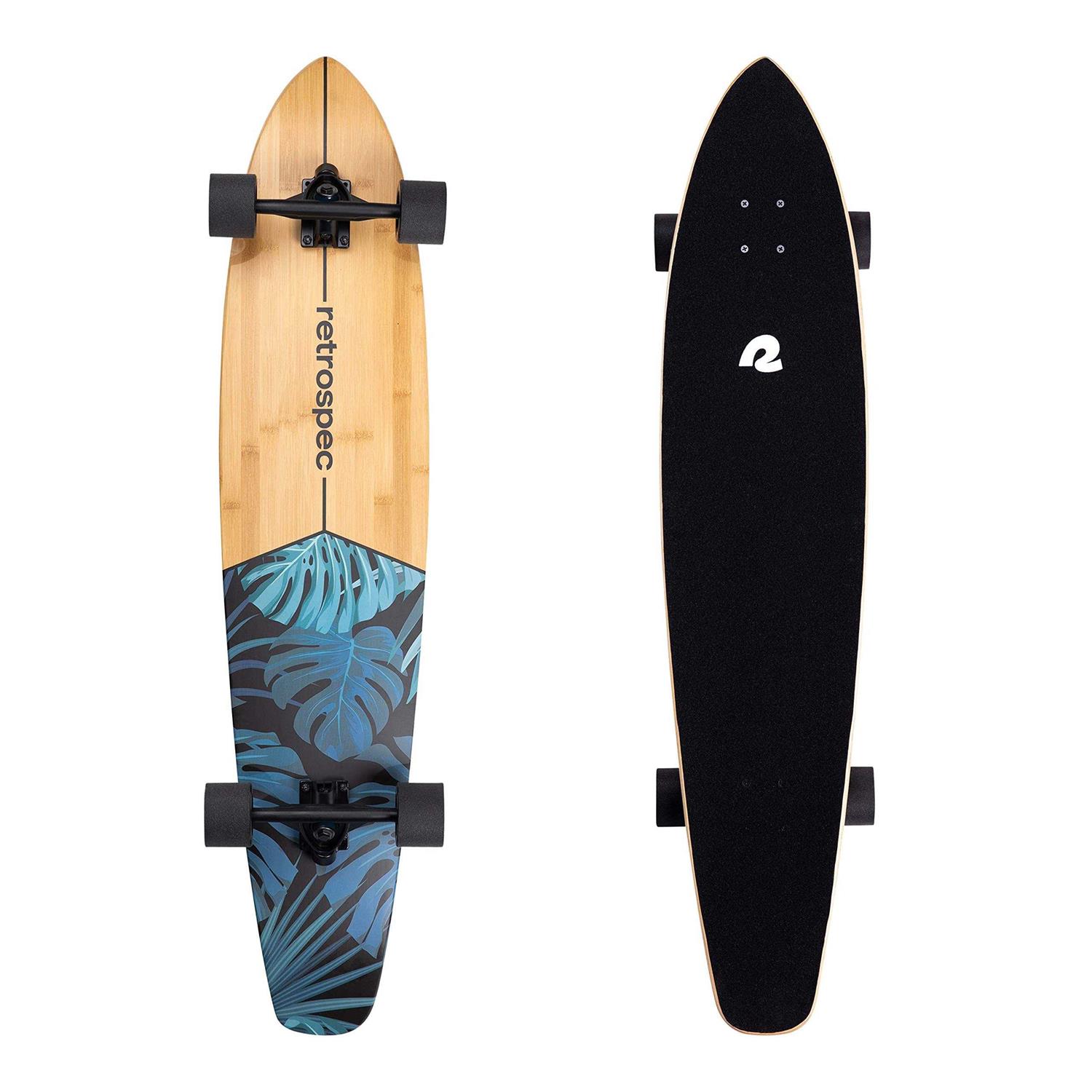 Retrospec Zed Bamboo Longboard Skateboard Complete Cruiser - Sports ...