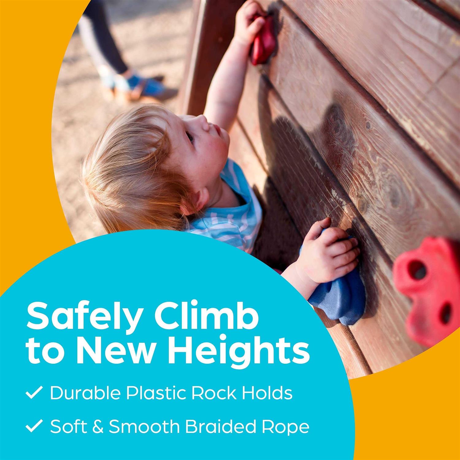 Jungle Gym Kingdom Rock Climbing Holds for Kids Indoor & Outdoor Rock ...