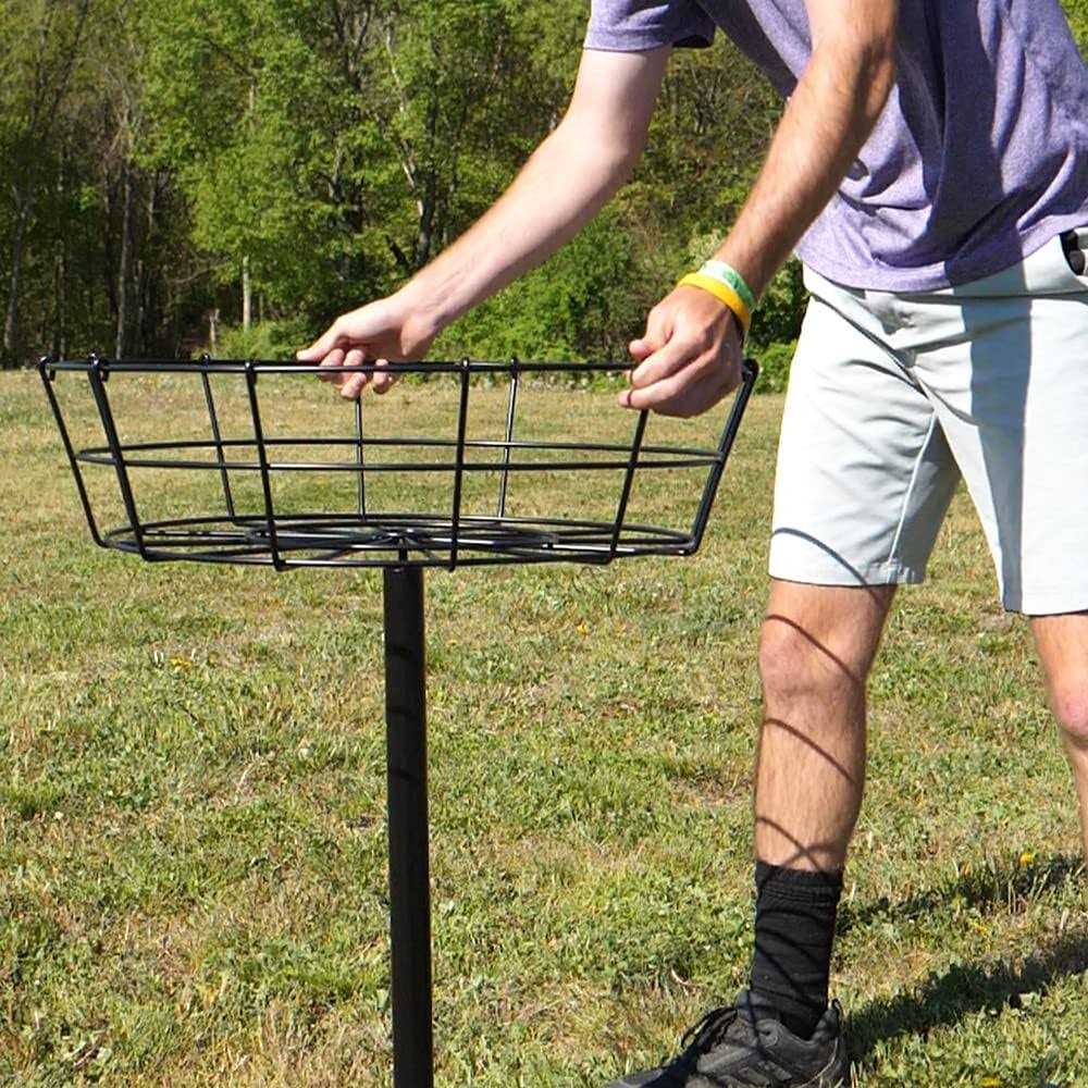 MVP Black Hole Pro 24-Chain Disc Golf Basket - Sports Supplies Online Store